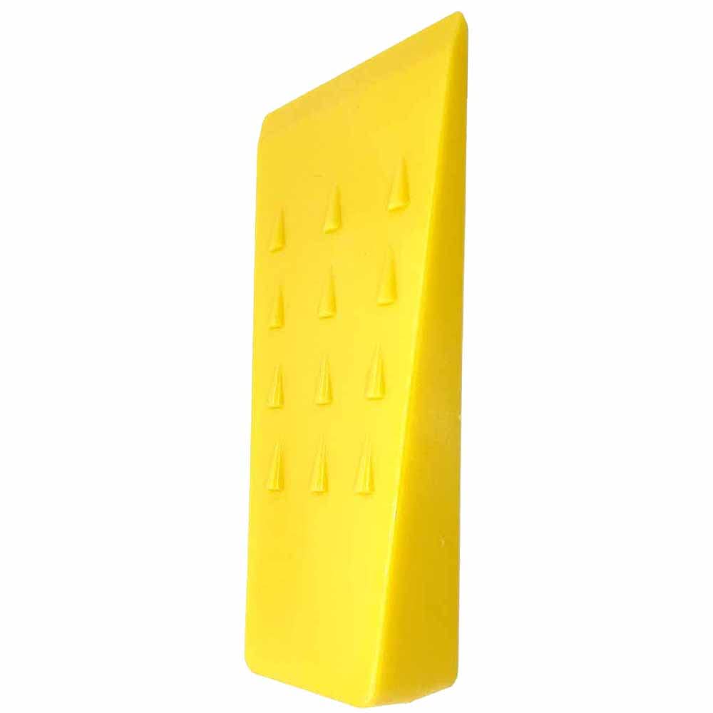 Parts 4 Outdoor 4Pk 5.5" Tree Felling Wedge with Spikes Made in The USA Logging Equipment (Yellow)