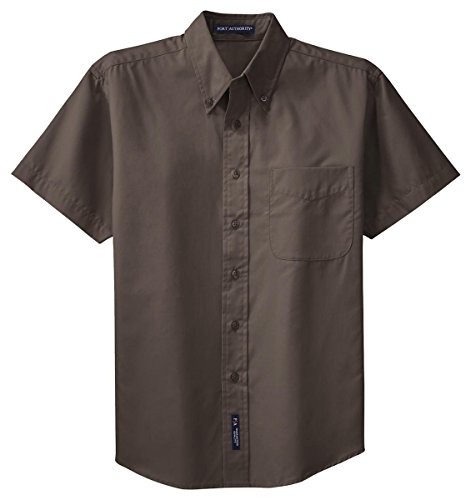 Port Authority Men's Tall Short Sleeve Easy Care Shirt 2XLT Bark