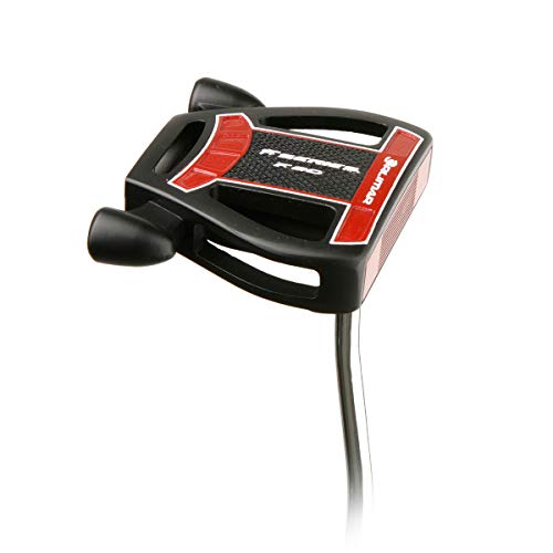 Orlimar Golf F80 Mallet Putter, Men's Right Handed 34" Black/Red with Oversize Putter Grip