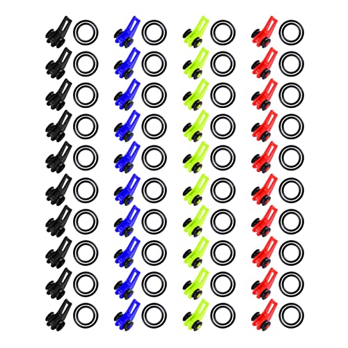 VSOLS 10pcs/lot Fishing Rod Pole Hook Keeper Bait Lure Accessories Jig Hooks Holder Fishing Tool (Color : Green)