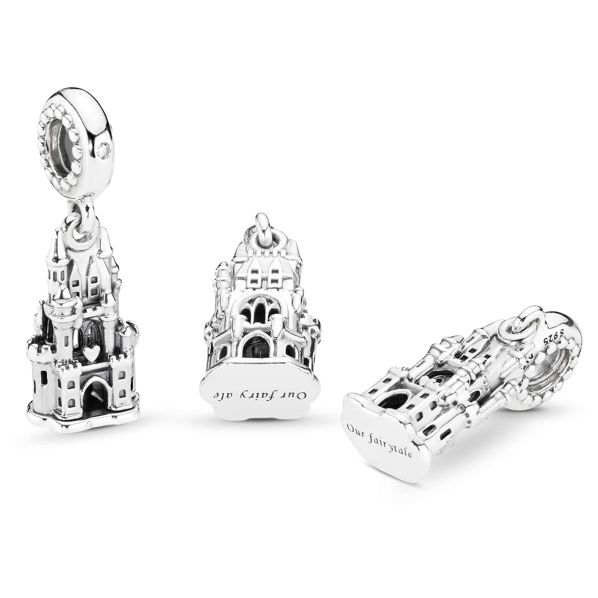 Pandora Jewelry Regal Castle Cubic Zirconia Charm in Sterling Silver