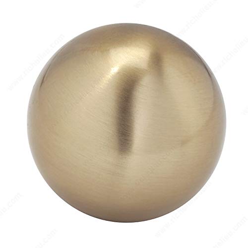 Richelieu Hardware - Traditional Metal KNOB - BP878940CHBRZ (40mm, Champagne Bronze)