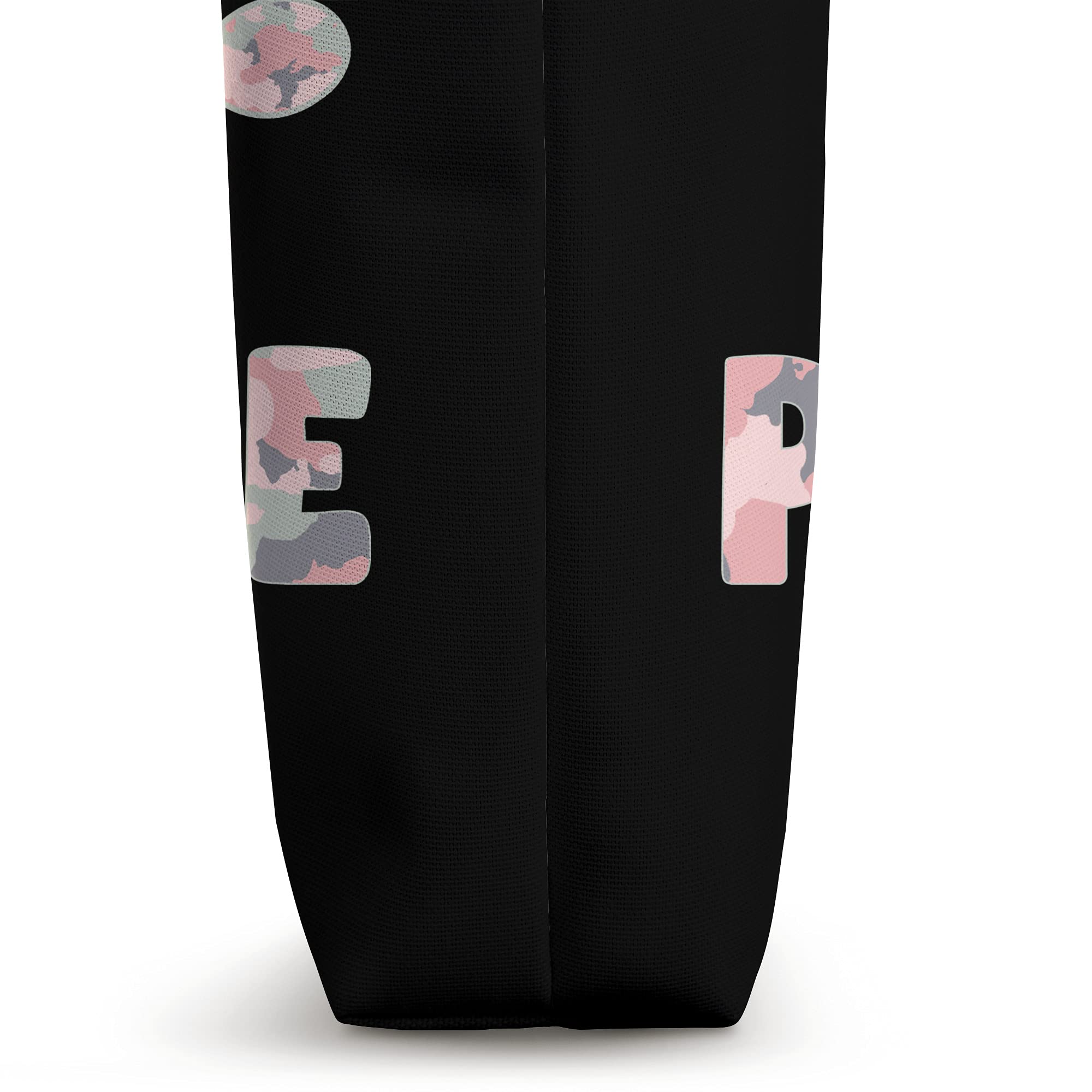 Stay Pawsitive Dog Cat Paw Print -Sage Pink Camo Camouflage Tote Bag