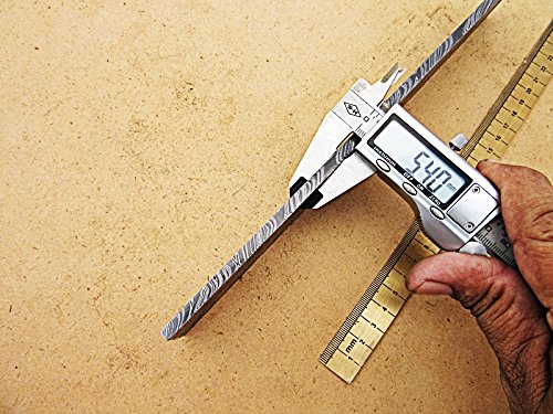 Poshland DBD-659, Custom Handmade Damascus Steel Billet Knife/Blank Blade Making Bar