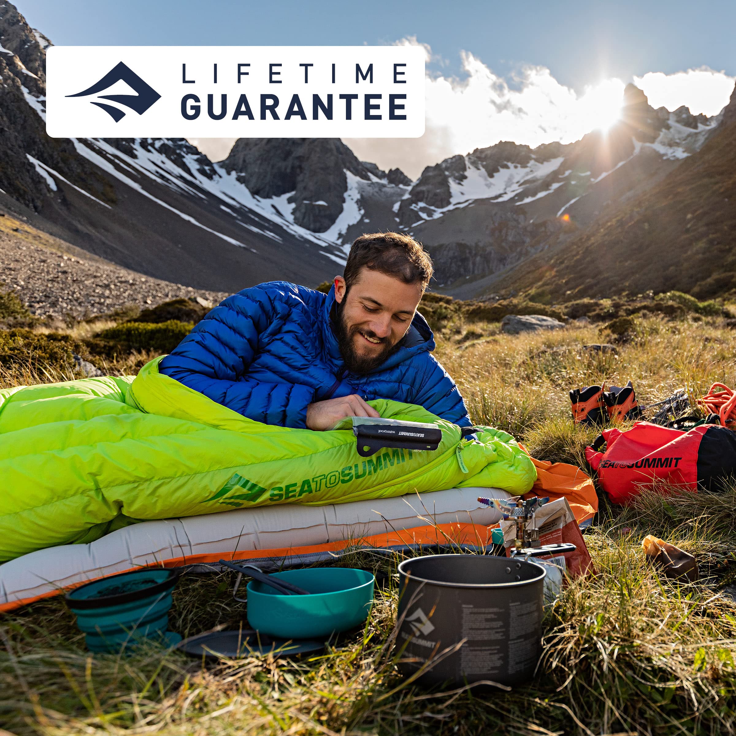 Sea to Summit Alpha Lightweight Aluminum Nesting Camping Cookware Set, 2.2 (6-Piece)