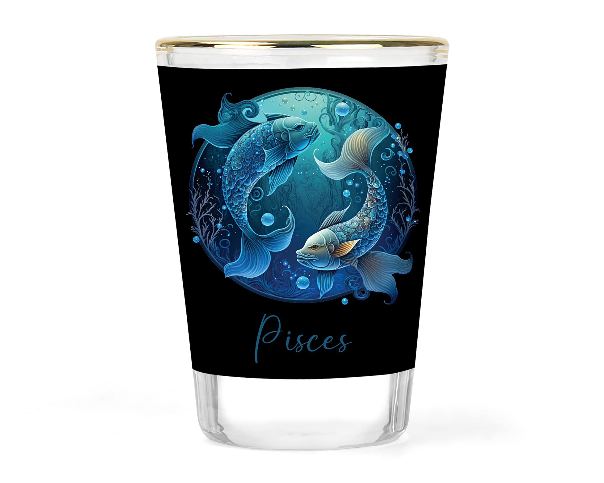 Zodiac Shot Glasses - Horoscope Gift - Aries, Taurus, Gemini, Cancer, Leo, Virgo, Libra, Scorpio, Sagittarius, Capricorn, Aquarius, Pisces
