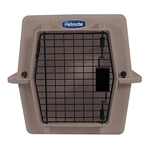 Petmate Ultra Vari Dog Kennel for Small Dogs (Durable, Heavy Duty Dog Travel Crate, Made with Recycled Materials, 21 in. Long) up to 15 lbs, Made in USA