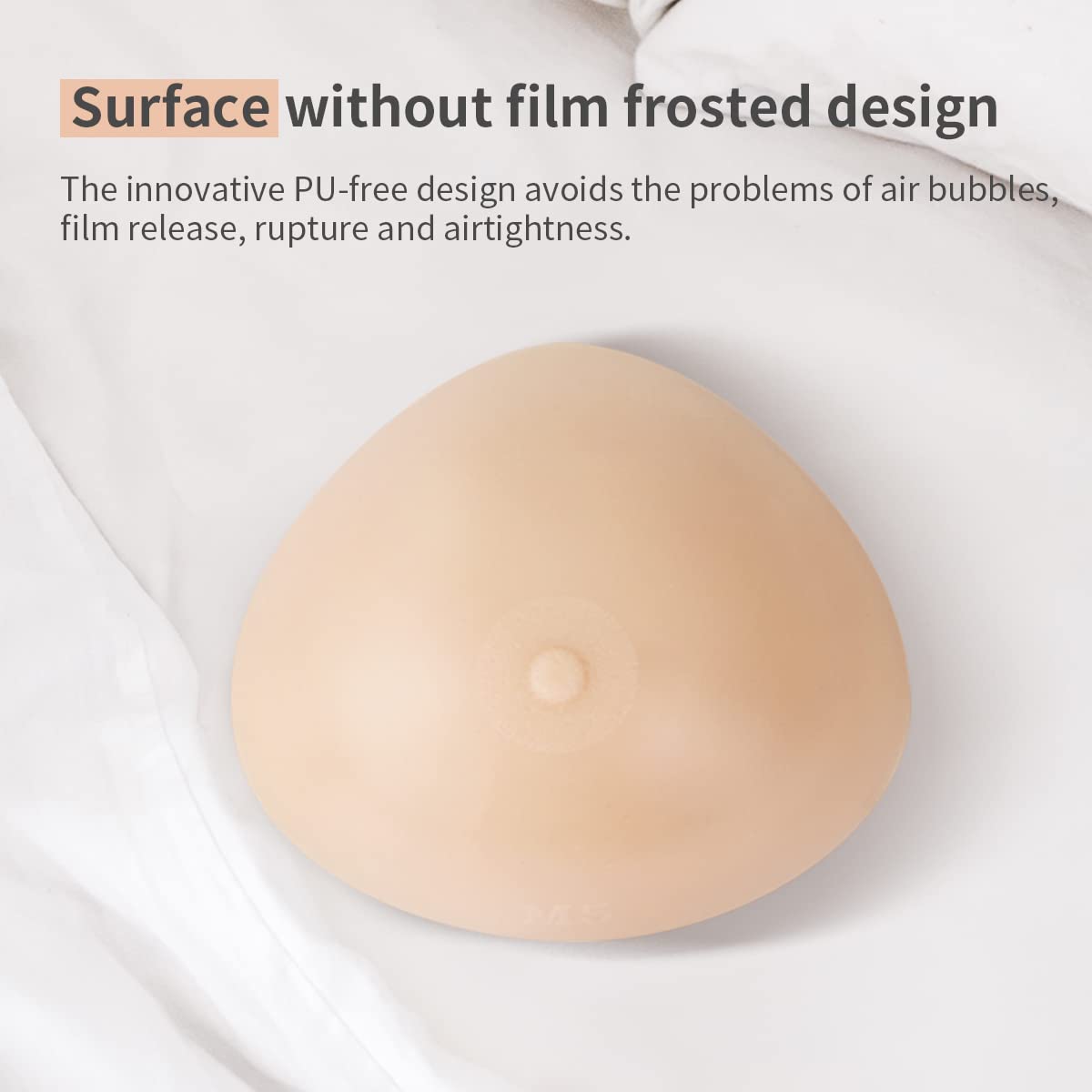 Polreta One Piece Triangle Microporous Mastectomy Prosthesis Women Breast Surgery Lightweight Silicone Breast form