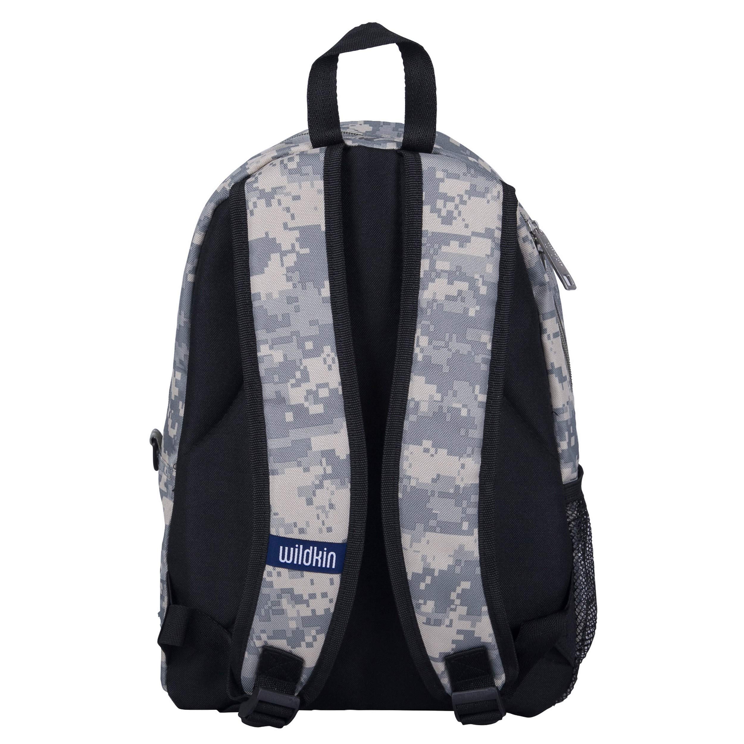 Wildkin 15-Inch Kids Backpack for Boys & Girls, Perfect for Early Elementary Daycare School Travel, Features Padded Back & Adjustable Strap (Digital Camo)