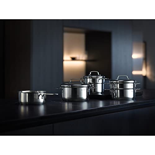 WMF 0718826040 18 cm Mini Pasta Cooker with Lid Insert, 18cm, Silver Colours