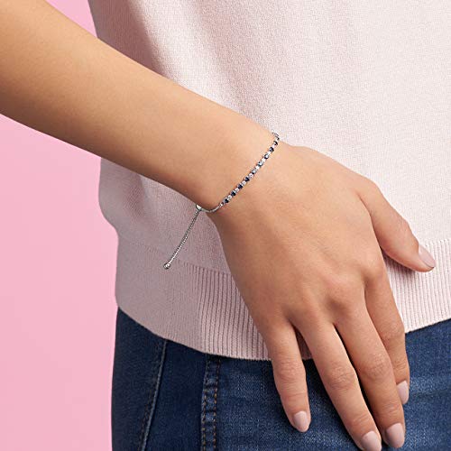 Pandora Jewelry Sparkle Slider Cubic Zirconia Bracelet in Sterling Silver, 9.8"