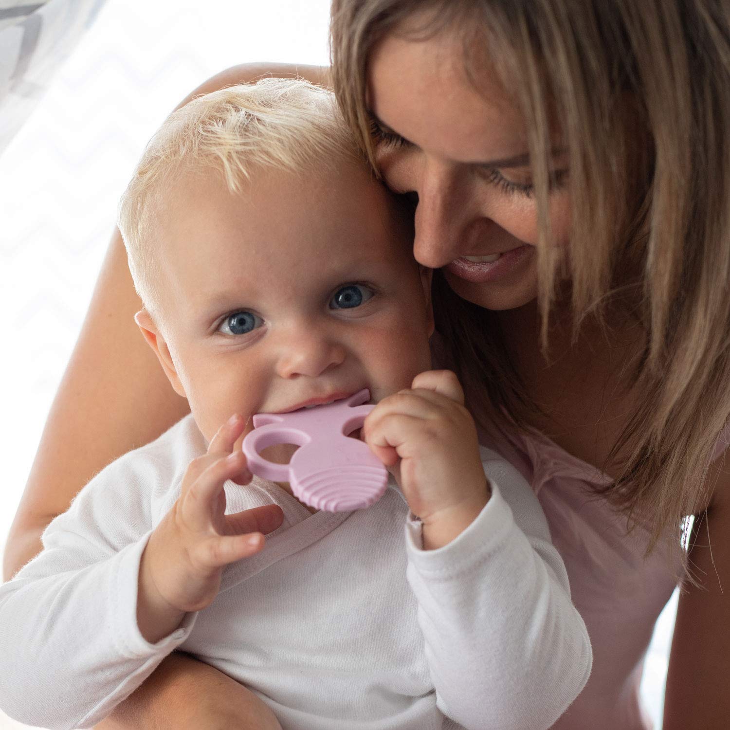 Sisilia Baby Teether | BPA Free Silicone | Octopus (Babyblue)
