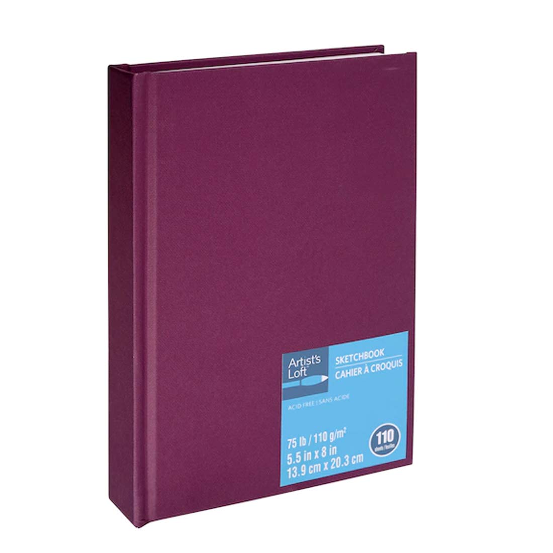 Purple Hardbound Sketchbook by Artist's Loft