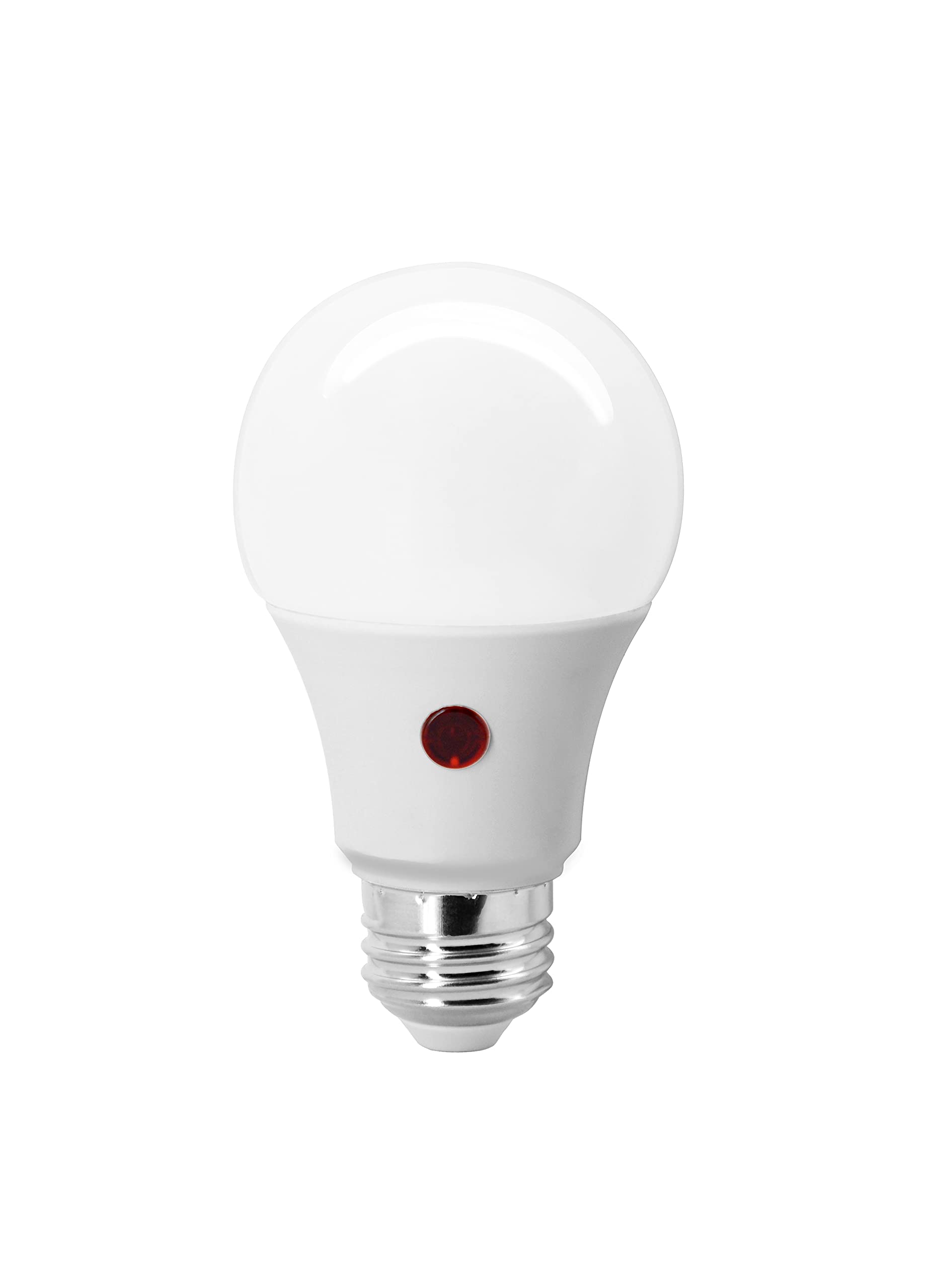 SYLVANIA Dusk to Dawn A19 LED Light Bulb with Auto On/Off Light Sensor, 60W=9W, 800 Lumens, 5000K, Daylight - 1 Pack (41289)