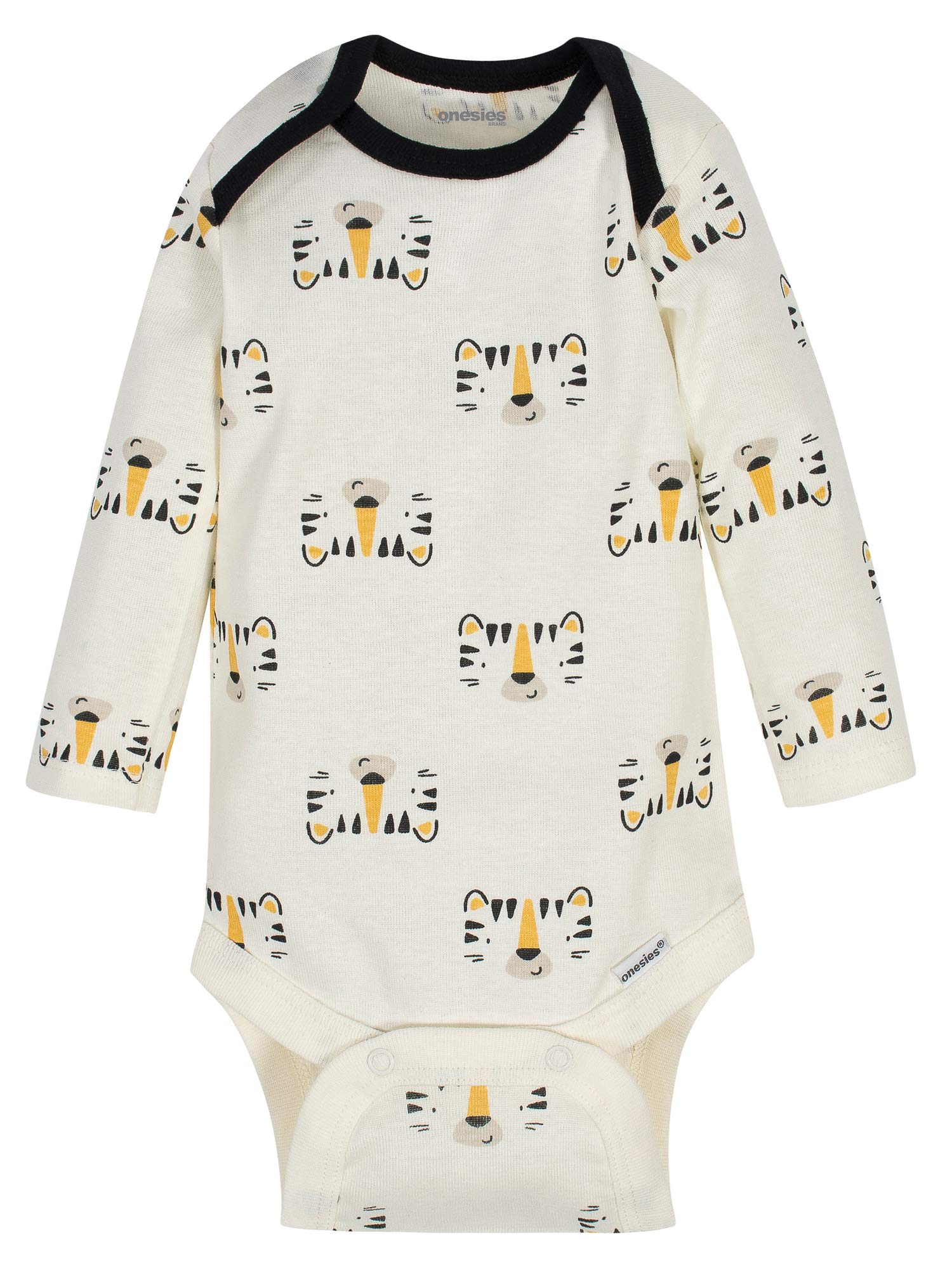 Onesies BrandUnisex Baby6-Pack Long Sleeve BodysuitsTiger Blue12 Months