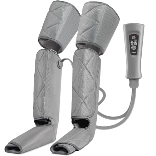 RENPHO Leg Massager FSA HSA Eligible, Air Compression Leg Massager for Circulation Pain Relief, 6 Modes 4 Intensities,Reduce Swelling, Muscles Relaxation Gifts for Men Women