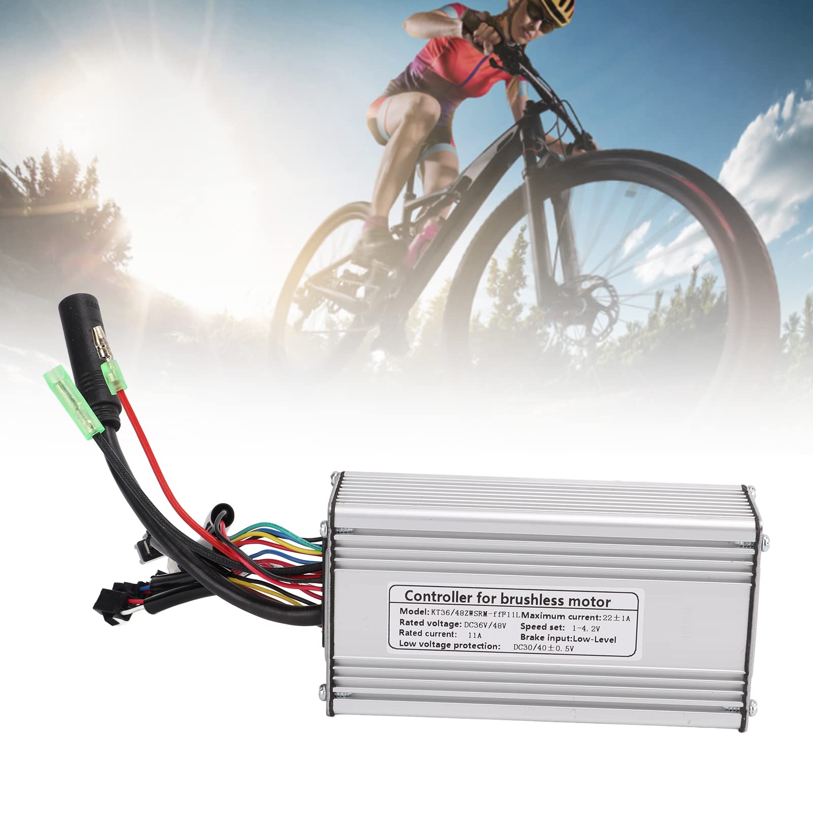 VBESTLIFE 22A 36V 48V Electric Controller, Electric Bike Controller Upgrade Part for Kunteng LED790‑900S LCD1‑LCD8 All Meters
