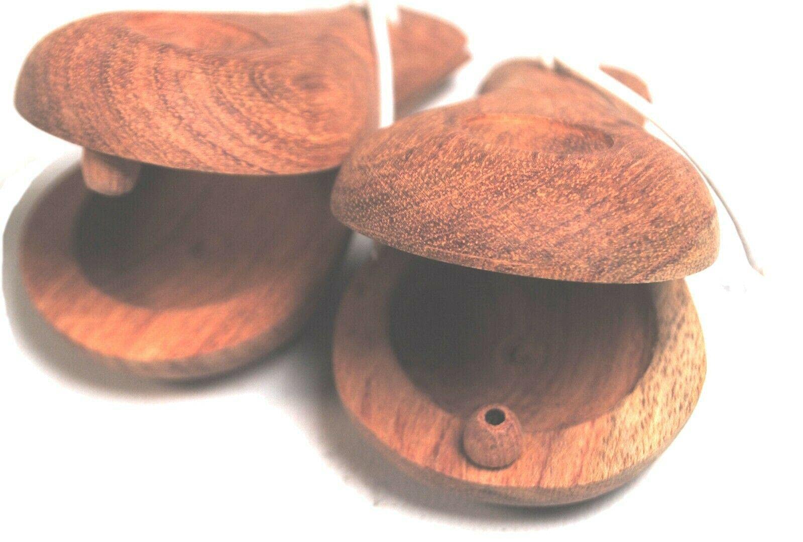 Pair of Traditional Wooden Spanish Flamenco Castanets made from Rosewood