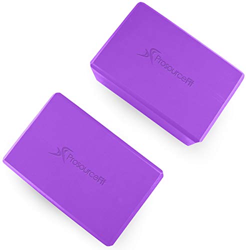 ProsourceFit Foam Yoga Blocks, High Density EVA Yoga Bricks 4βx 6β x 9β (Set of 2)