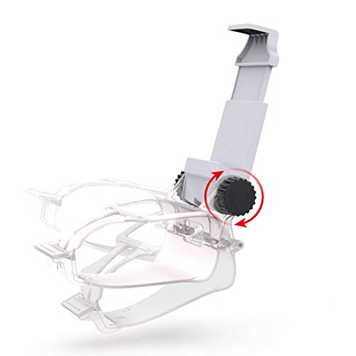 PS5 Controller Mobile Gaming Clip, PS5 Controller Phone Mount Adjustable Phone Holder Clamp, White
