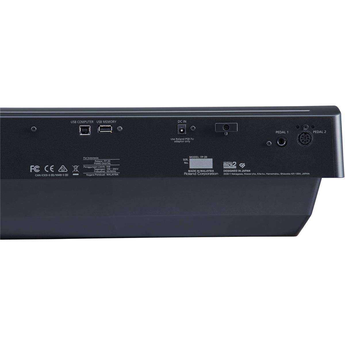 Roland FP-30 88-key Portable Digital Keyboard with Power Amplifier and Stereo Speakers