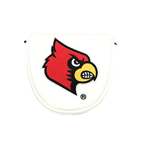 PRG Americas NCAA Louisville Cardinals Soft Felt Liner Putter Cover, One Size, White