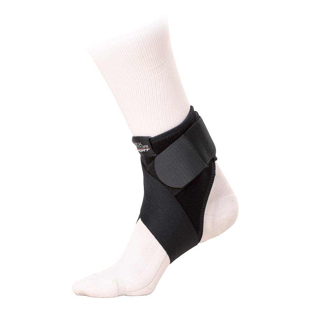 Shock Doctor Ankle Support w/Fig 8 Strap Blk L