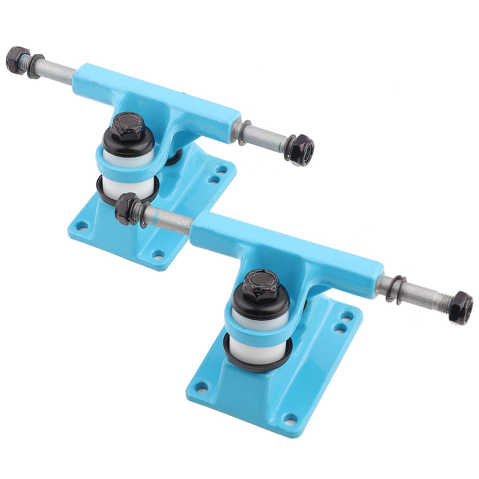 Skateboard Truck,2pcs Skateboard Trucks Combo 3.25inch Wheels ABEC Longboard Skatebaord Accessory(2#)