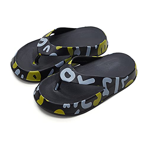 utune Cloud Flip Flops for Women and Men Summer Beach Slides Pillow Soft Recovery Thong Sandals with Arch Support Outdoor Rubber Slides With Thick Cushion