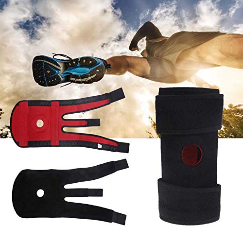 TOPINCN Knee Support Brace, Size Adjustable Knee Brace Moisture-wicking Neoprene Minor Knee Injury Protect Portable for After Surgery for Knee Strain