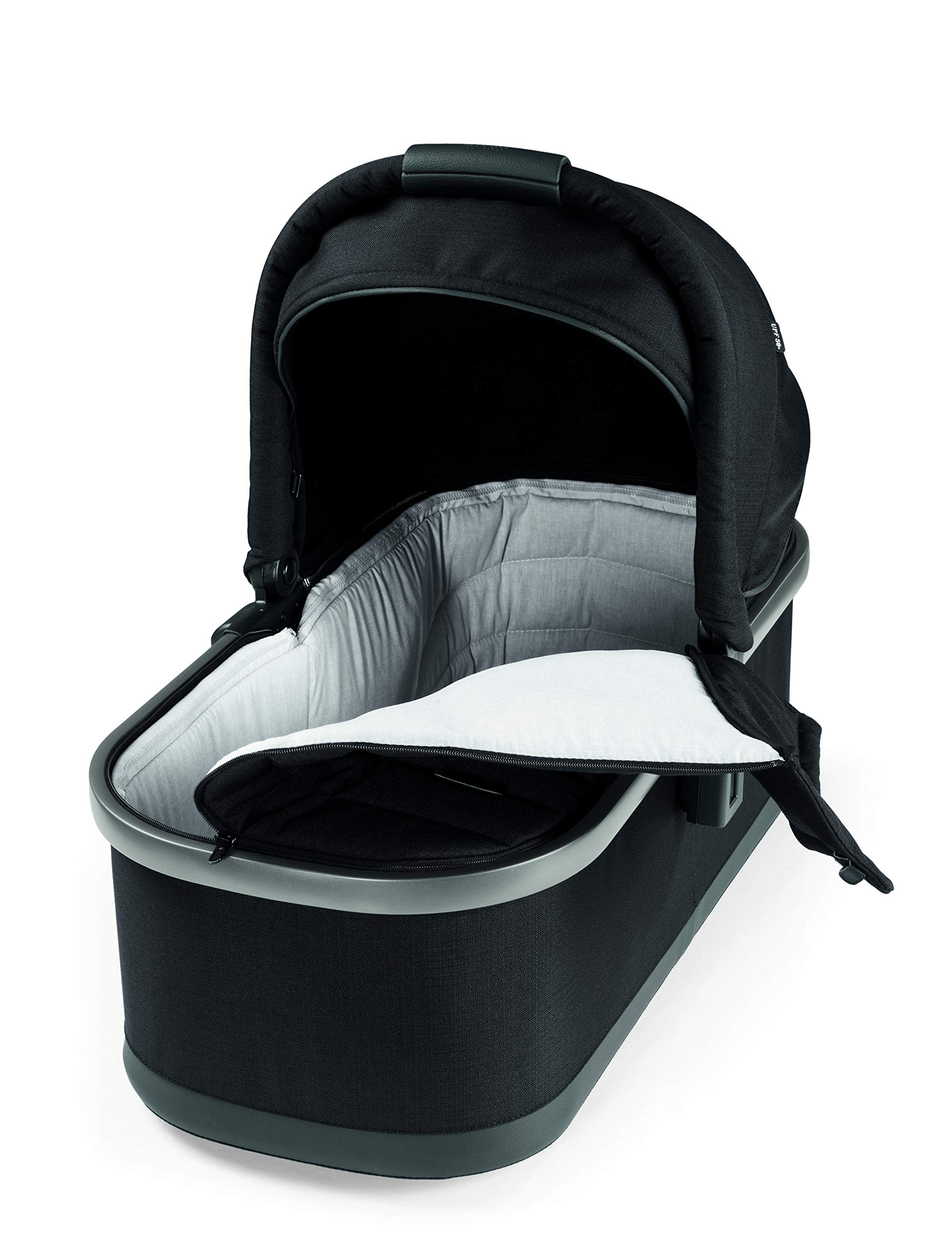 Peg Perego Bassinet - Accessory - Compatible with Ypsi Stroller - Made in Italy - Onyx (Black)