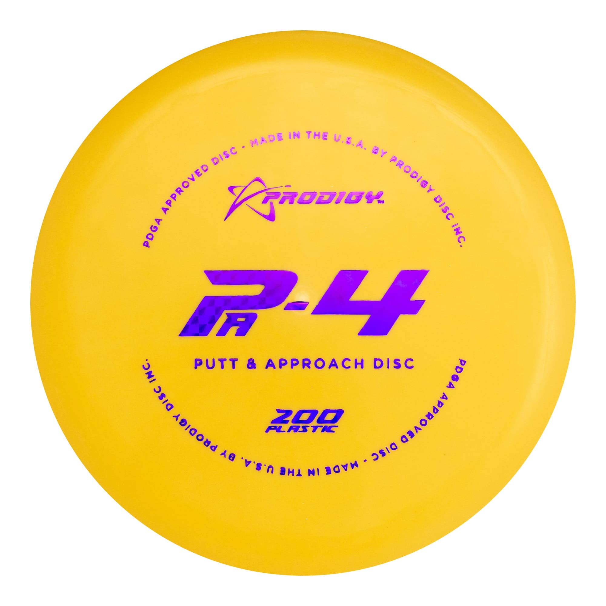 Prodigy Disc 200 Series PA4 Putter Golf Disc [Colors May Vary] - 170-174g