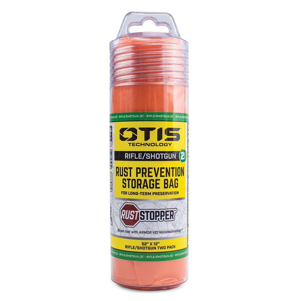 Otis Technology 2pk Rifle/Shotgun- Rust Stopper Rust Prevention Storage Bag, one Size