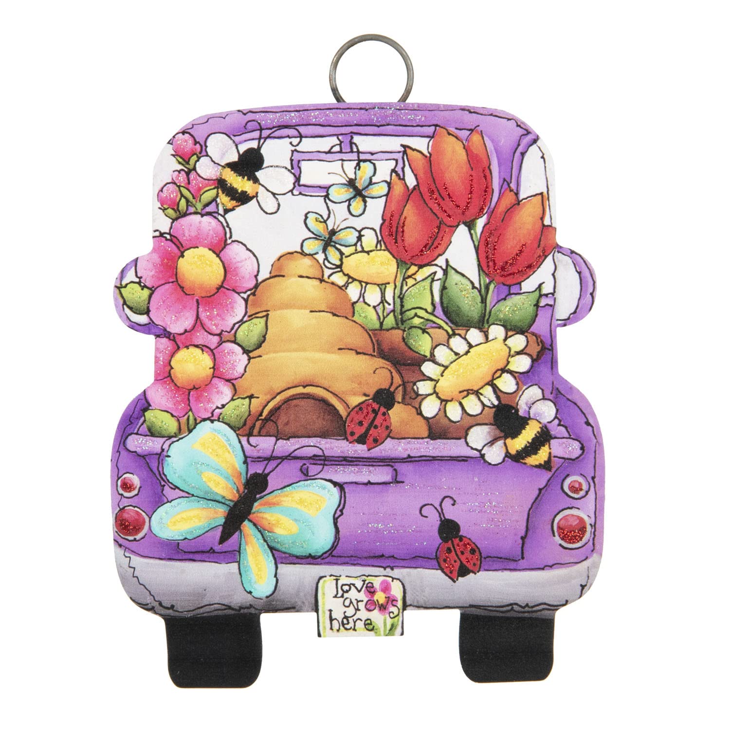 The Round Top Collection - Hippity Hop Truck Charm - Metal