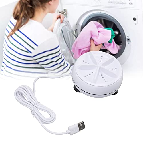 VTOSEN Portable Washing Machine Mini Ultrasonic Turbine Washer - Small, Multifunctional USB Powered Washing Machine for Travel Business Trip