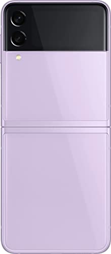 Samsung Galaxy Z Flip 3 Flip3 5G Fully Unlocked Android Cell Phone US Version Smartphone Flex Mode, Intuitive Camera Compact - (Renewed) (256GB, Lavender)