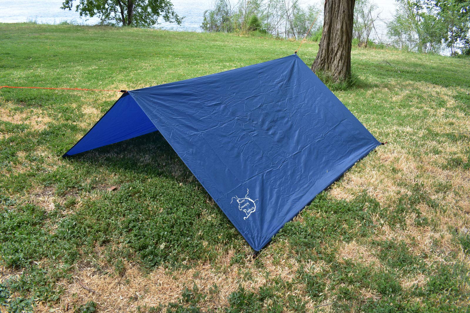 River Country Products Hammock Rain Fly or Camping Tarp. Rain Fly (Hammock Not Included) - Blue