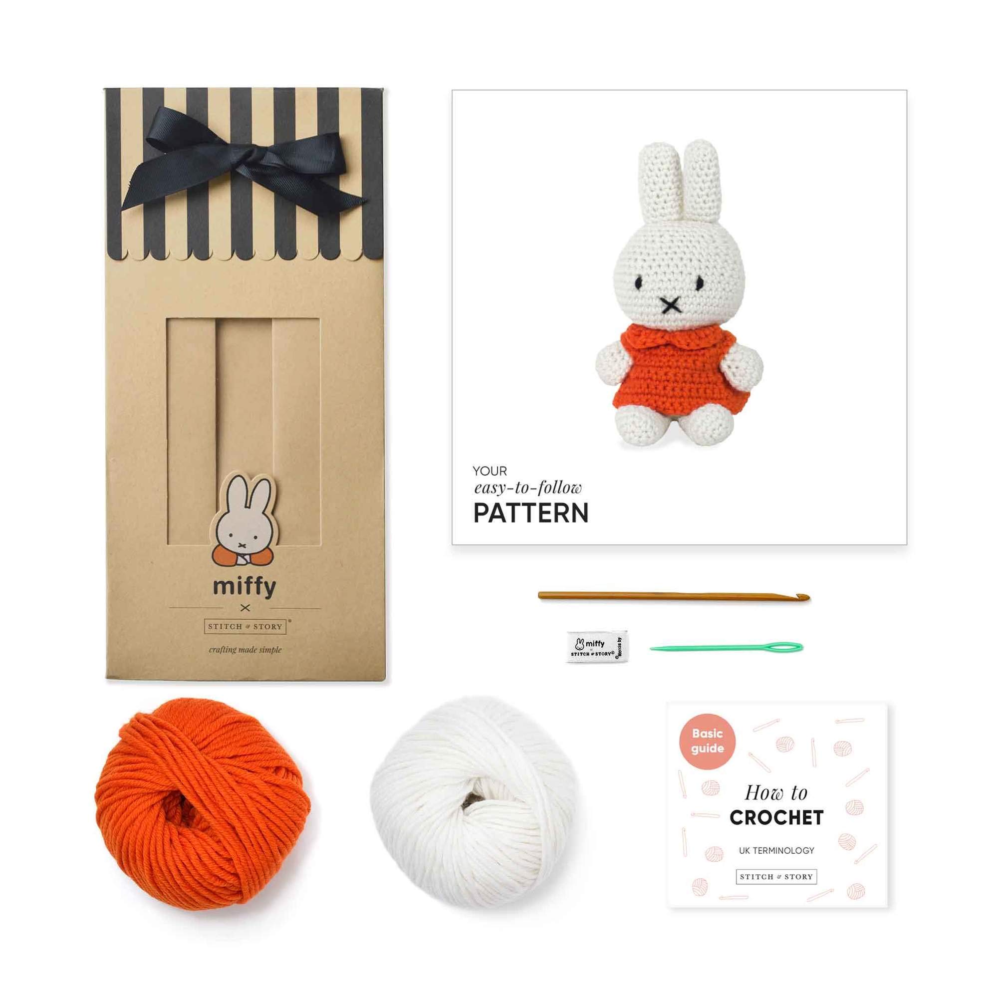 Stitch & Story Classic Miffy Amigurumi Beginner Crochet Kit (Classic Miffy)