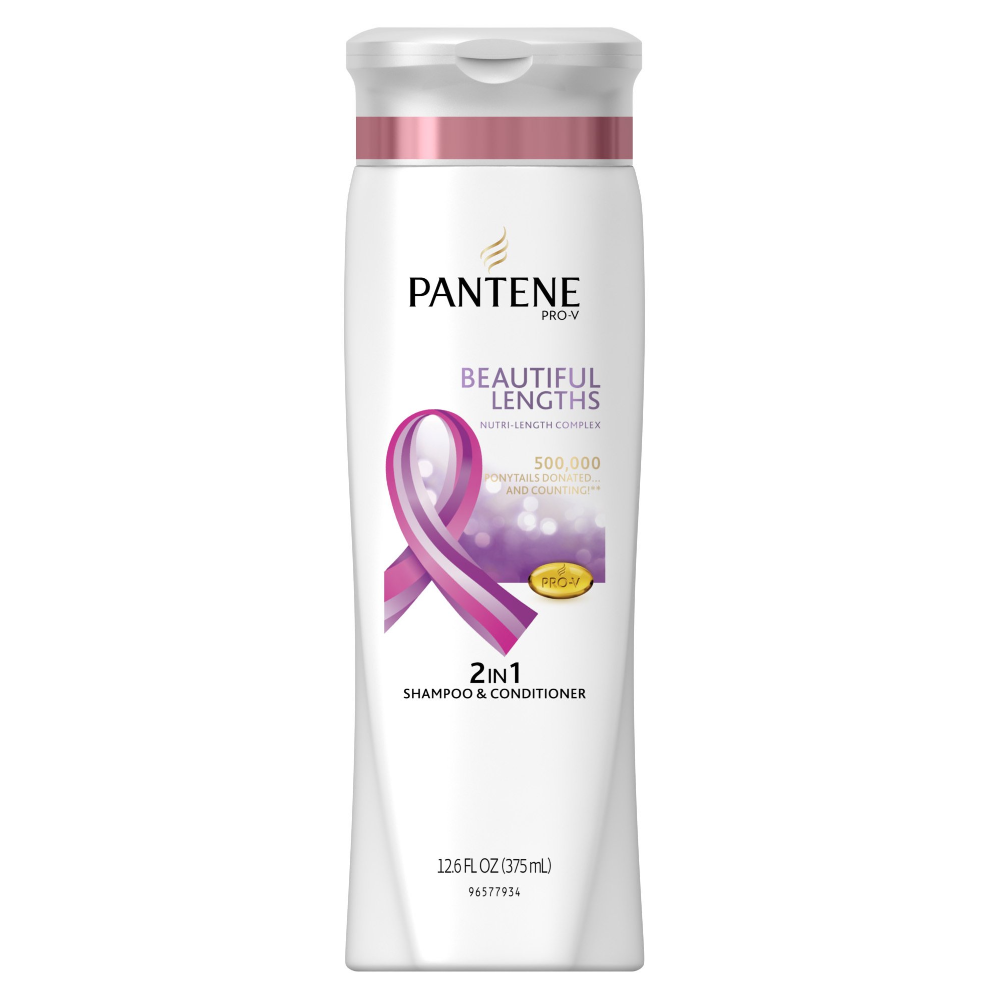 Pantene Pro-V Beautiful Lengths Strengthening 2-In-1 Shampoo & Conditioner 12.6 Fl Oz (packaging may vary)