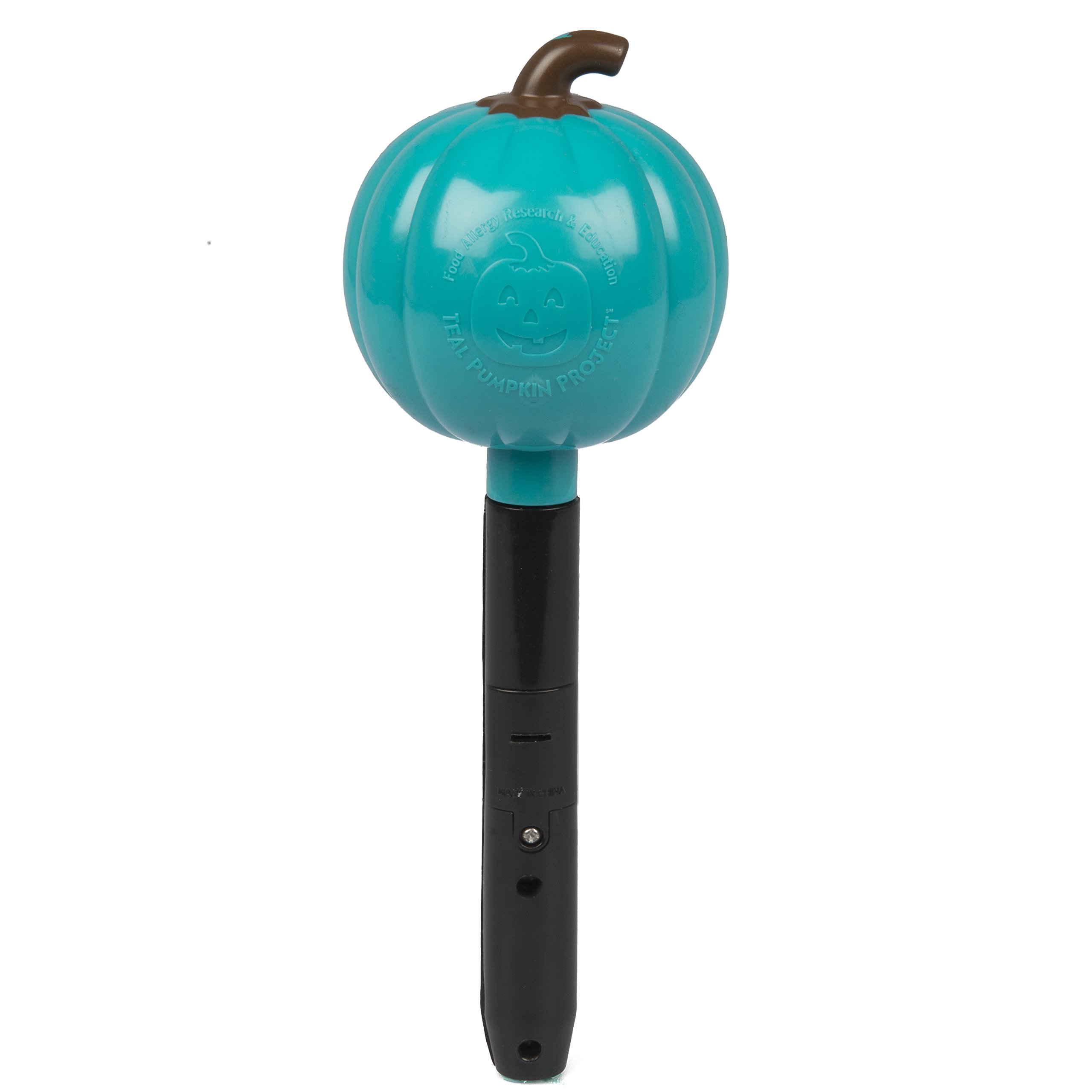 Teal Pumpkin Halloween Flashlight Glow Torch - Light Up Jack O Lantern Trick or Treat Accessory - Official Teal Pumpkin Project Gear, Let People Know your House is Allergy Freindly! Non-Candy Treat