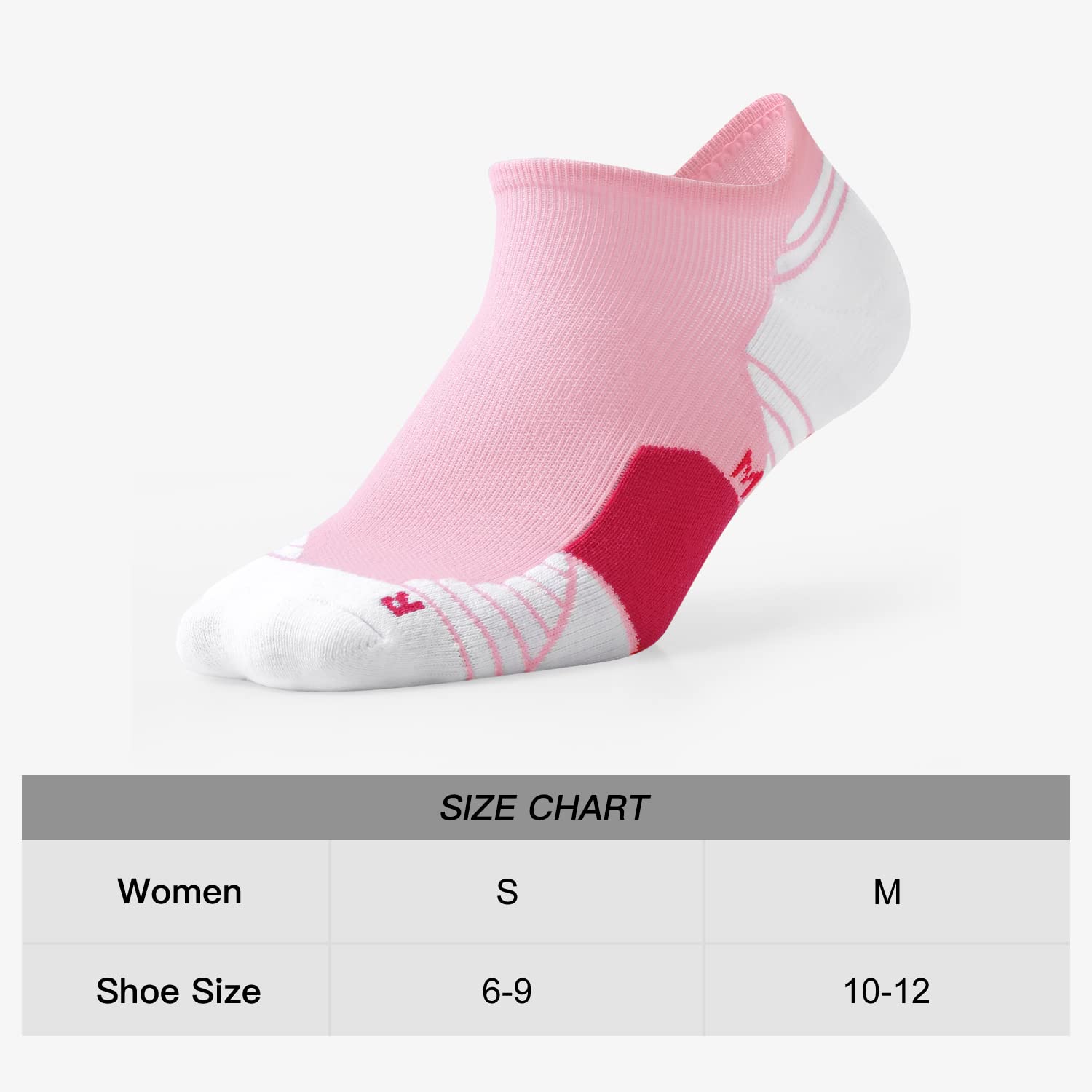 WANDER Women's Athletic Running Socks 7 Pairs Thick Cushion Ankle Socks for Women Sport Low Cut Socks 10-12