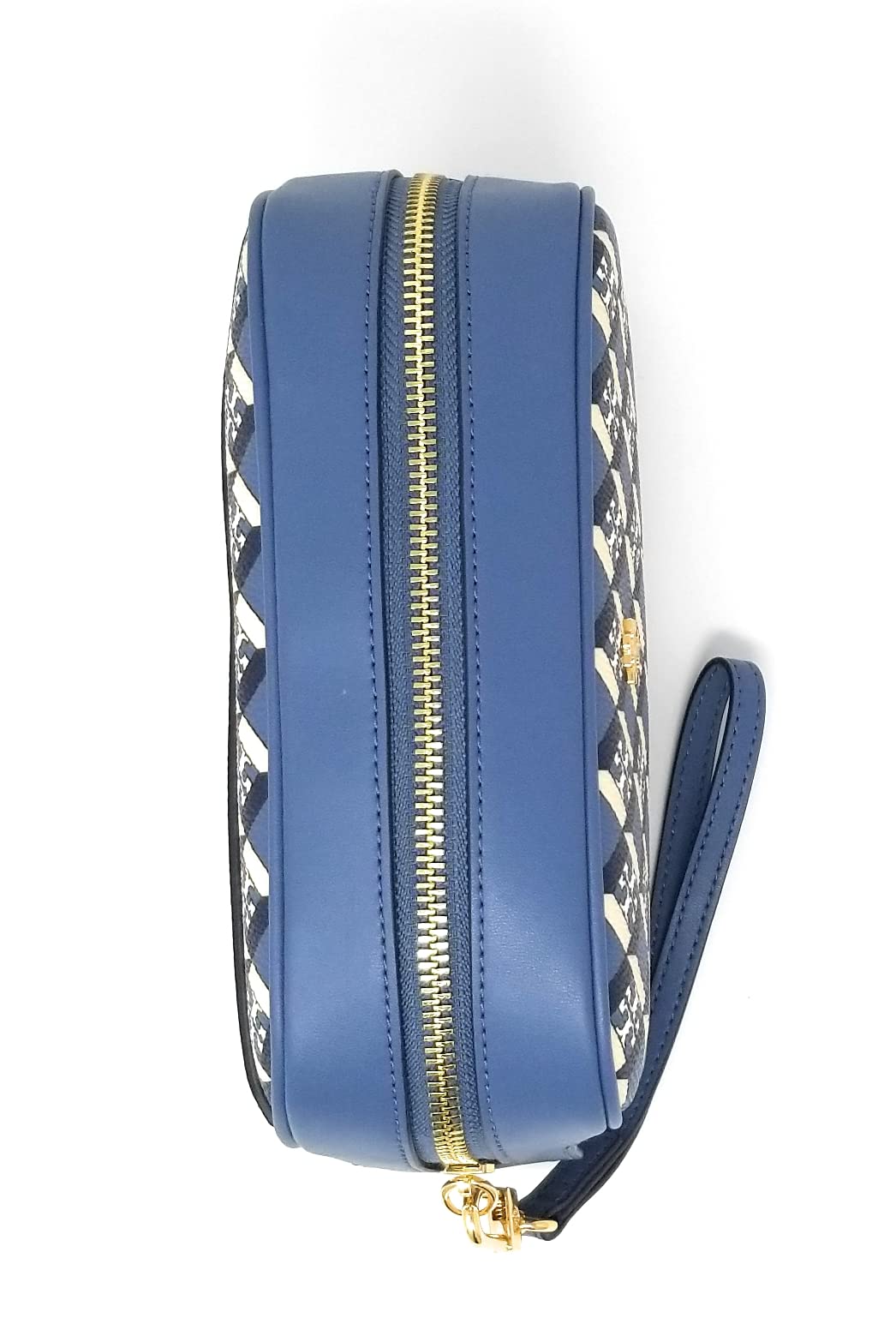 Tory Burch Women's Geo Logo Essentials Pouch (Navy Geo Logo Allover)