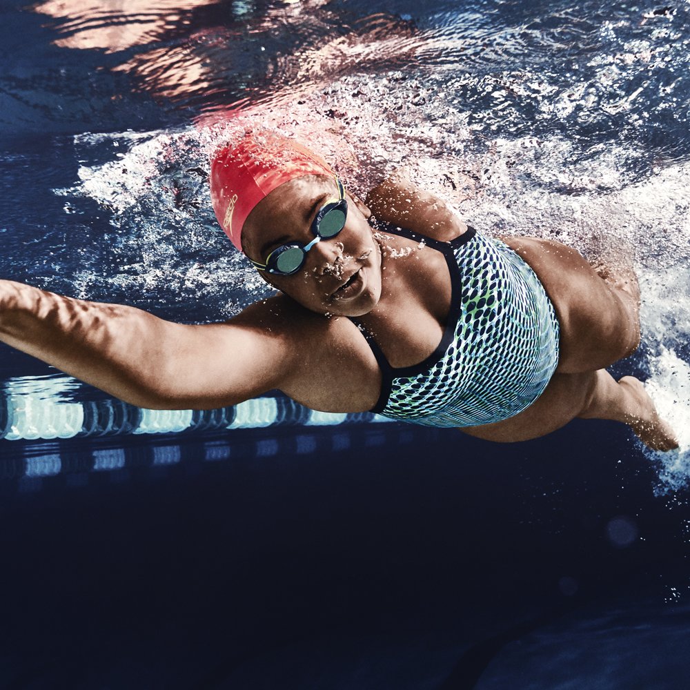 Speedo Unisex-Child Swim Goggles Vanquisher 2.0 Junior, Aruba Blue/Amber/Rose Gold