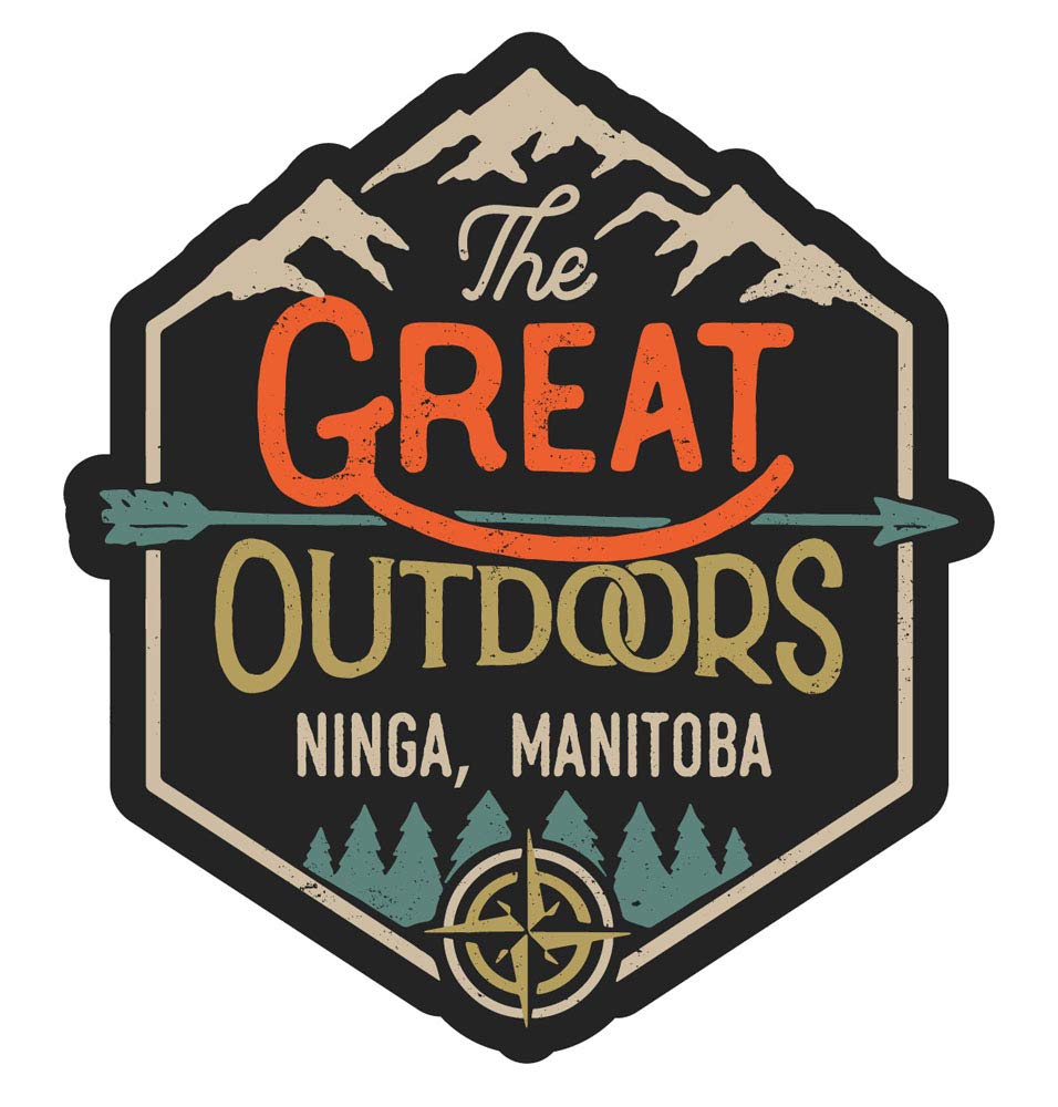 Ninga Manitoba The Great Outdoors Design 2-Inch Fridge Magnet