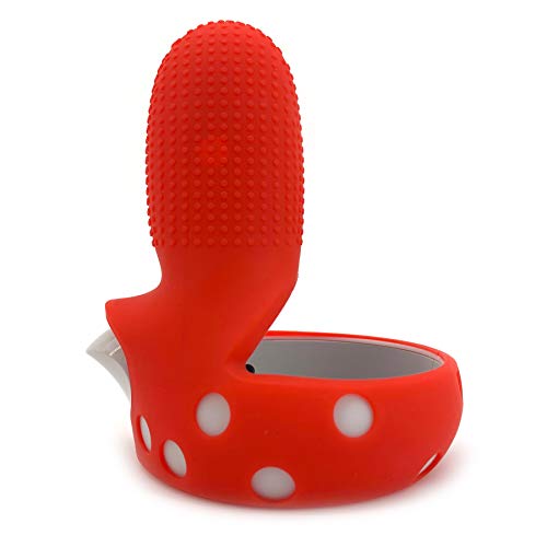 Oculus Quest 2 Controller Grip Cover - Anti Slip Anti-Throw Handle Controllers Protective Cover for Oculus Quest 2 Accessories (Red)