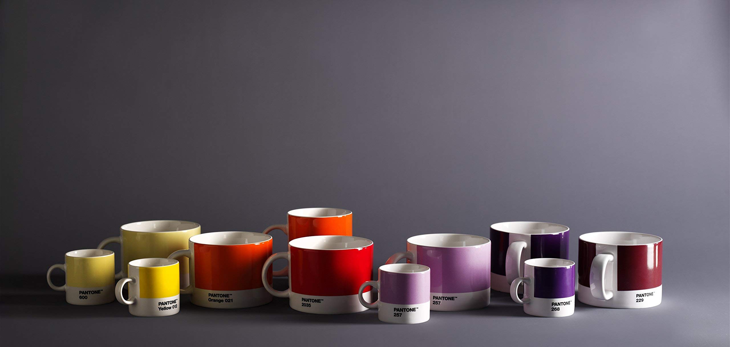 Pantone Porcelain Mugs 375 ml, Porcelain, Orange 021, 8.4 x 8.4 x 12.1 cm, 101030021