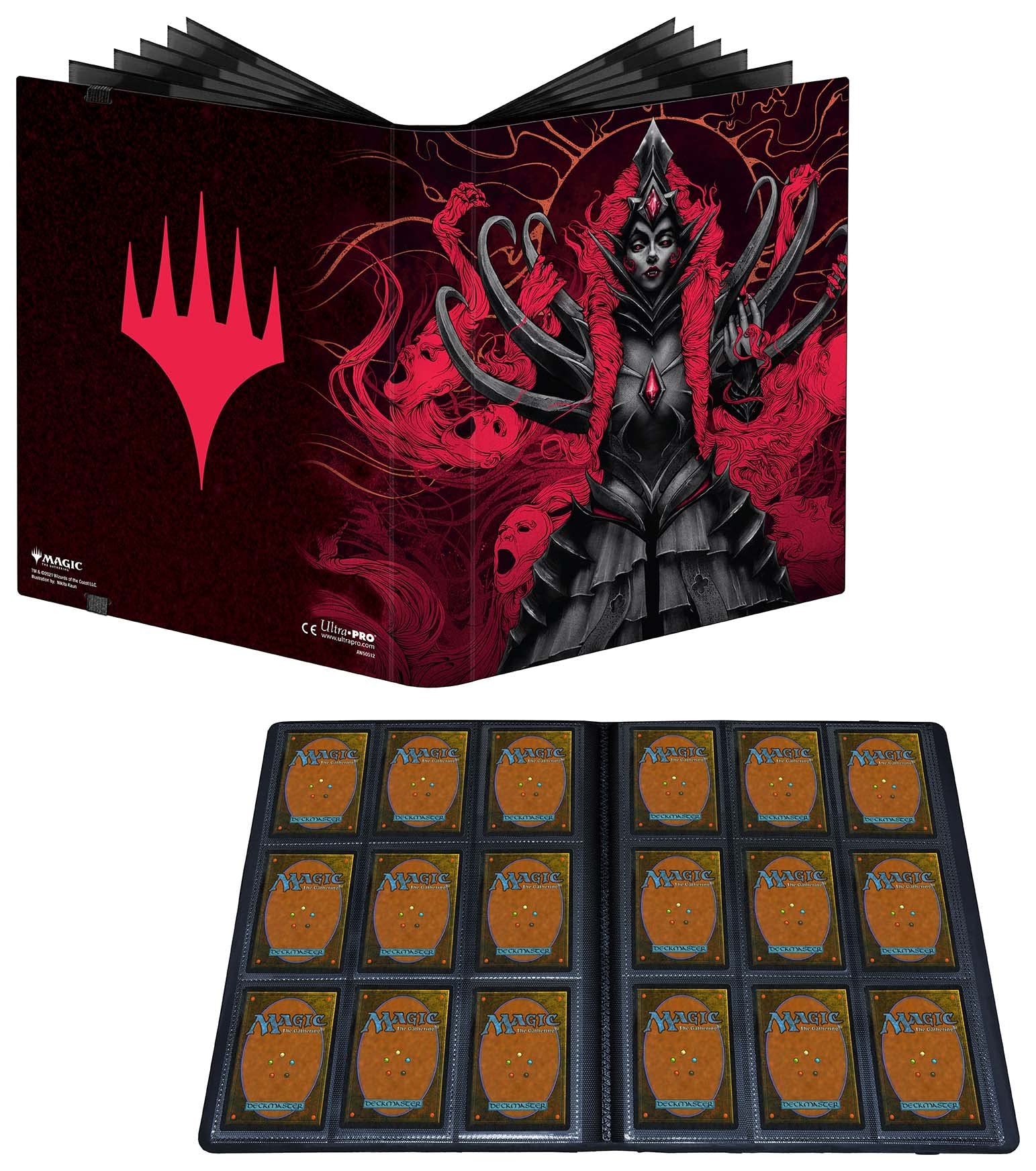 Ultra Pro USA MTG Crimson Vow Olivia Key Art 9 Pocket Pro Binder Soft Plastic Card Storage Portfolio Album
