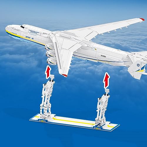 PANW An-225 Transport Aircraft Model Building Toy, Military Large Transport Airplane Model Bricks Kit, Plane Construction Set for Teens and Adults (5350PCS)
