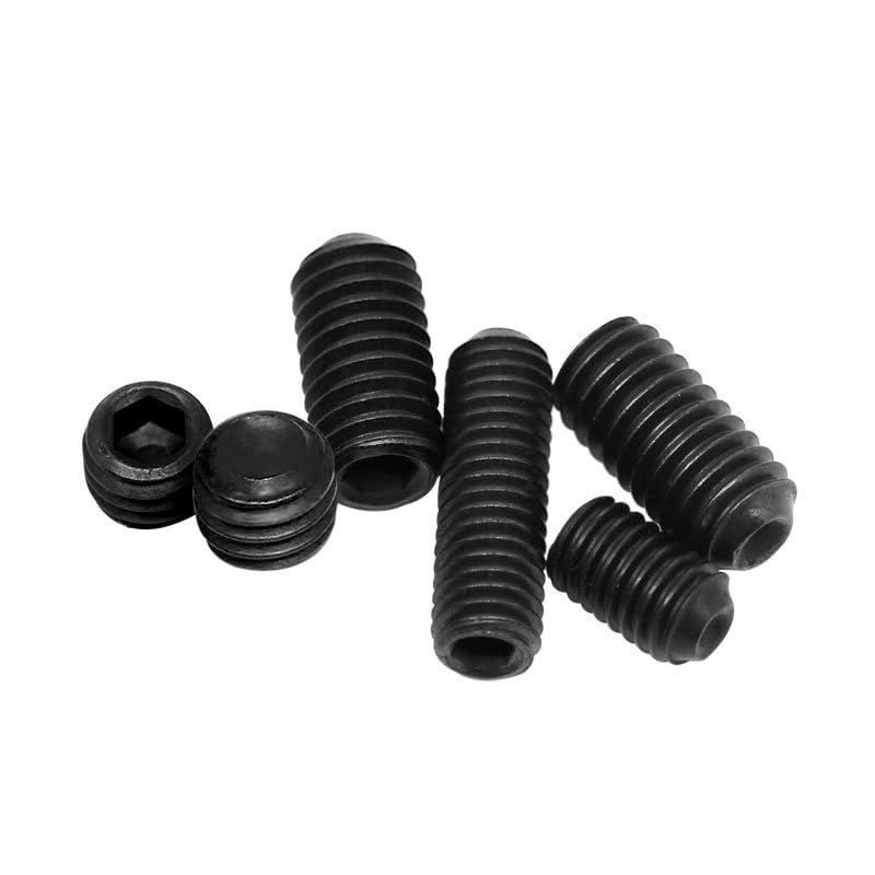 RAKTDA Hexagon Socket Screws Set Screw concave end Headless Machine Rice Screw Inner Hexagonal Stop Screw Kimi top Wire (Size : M5*12 10pcs)