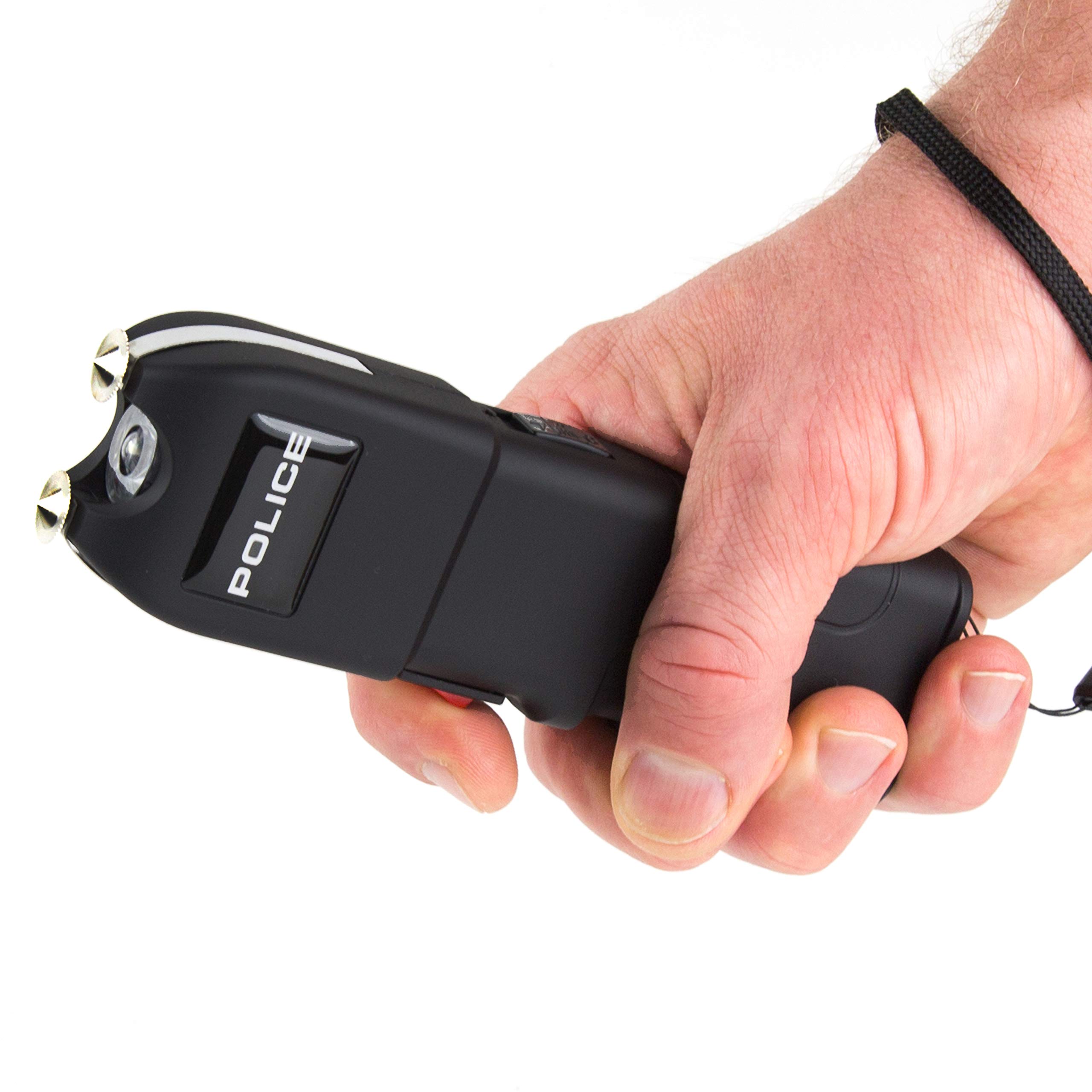 Police 929-58 Billion Heavy Duty Super Powerful Max Voltage Stun Gun - Rechargeable with LED Flashlight